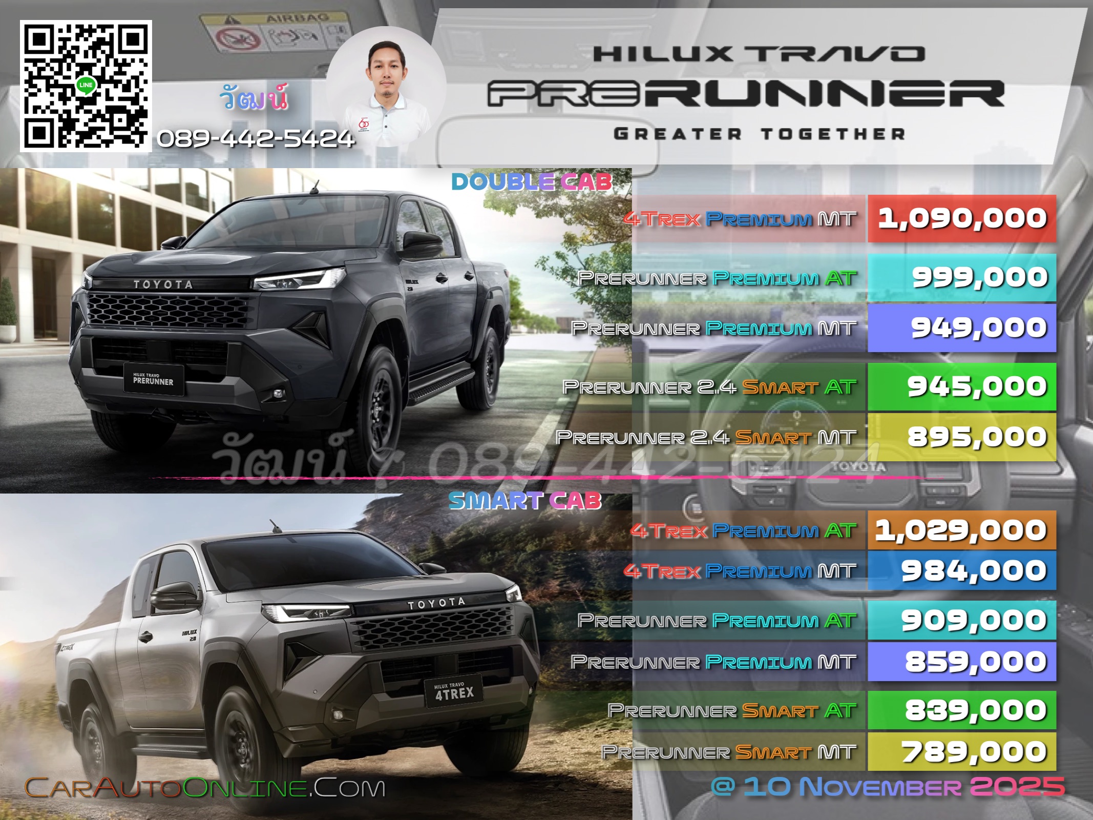 ราคา TRAVO PRERUNNER 2025 - Car Auto Online