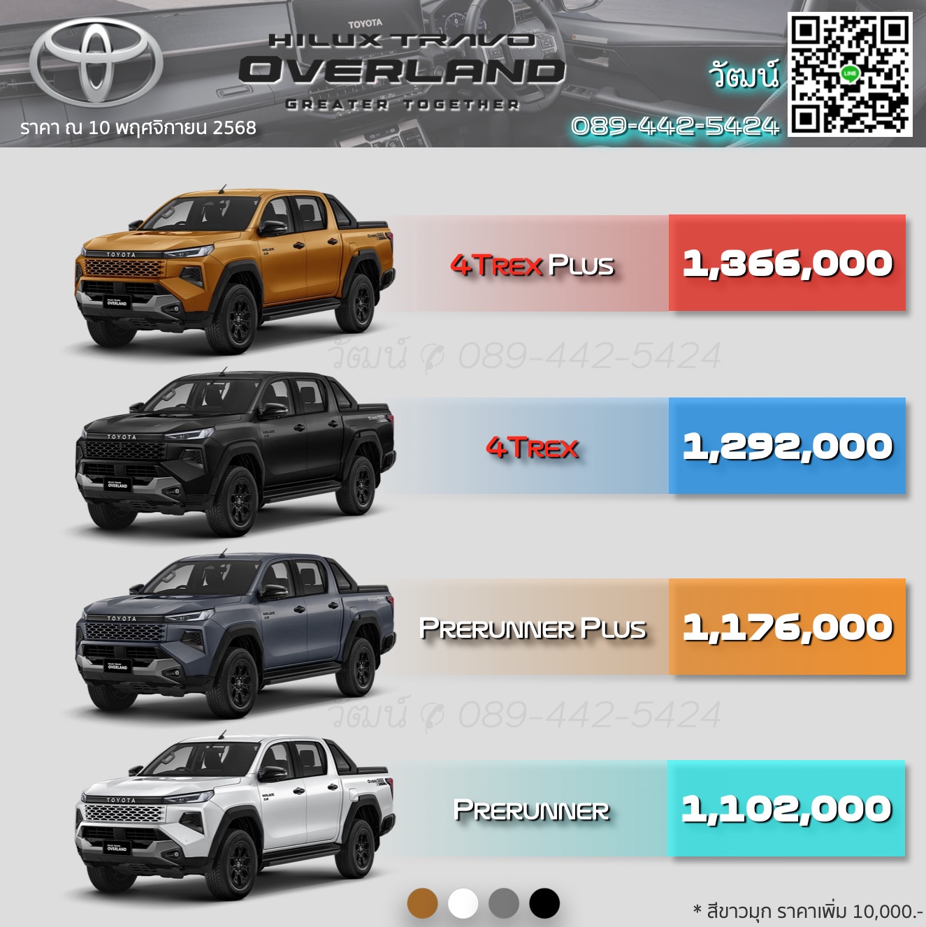 ราคา TRAVO OVERLAND 2025 - Car Auto Online